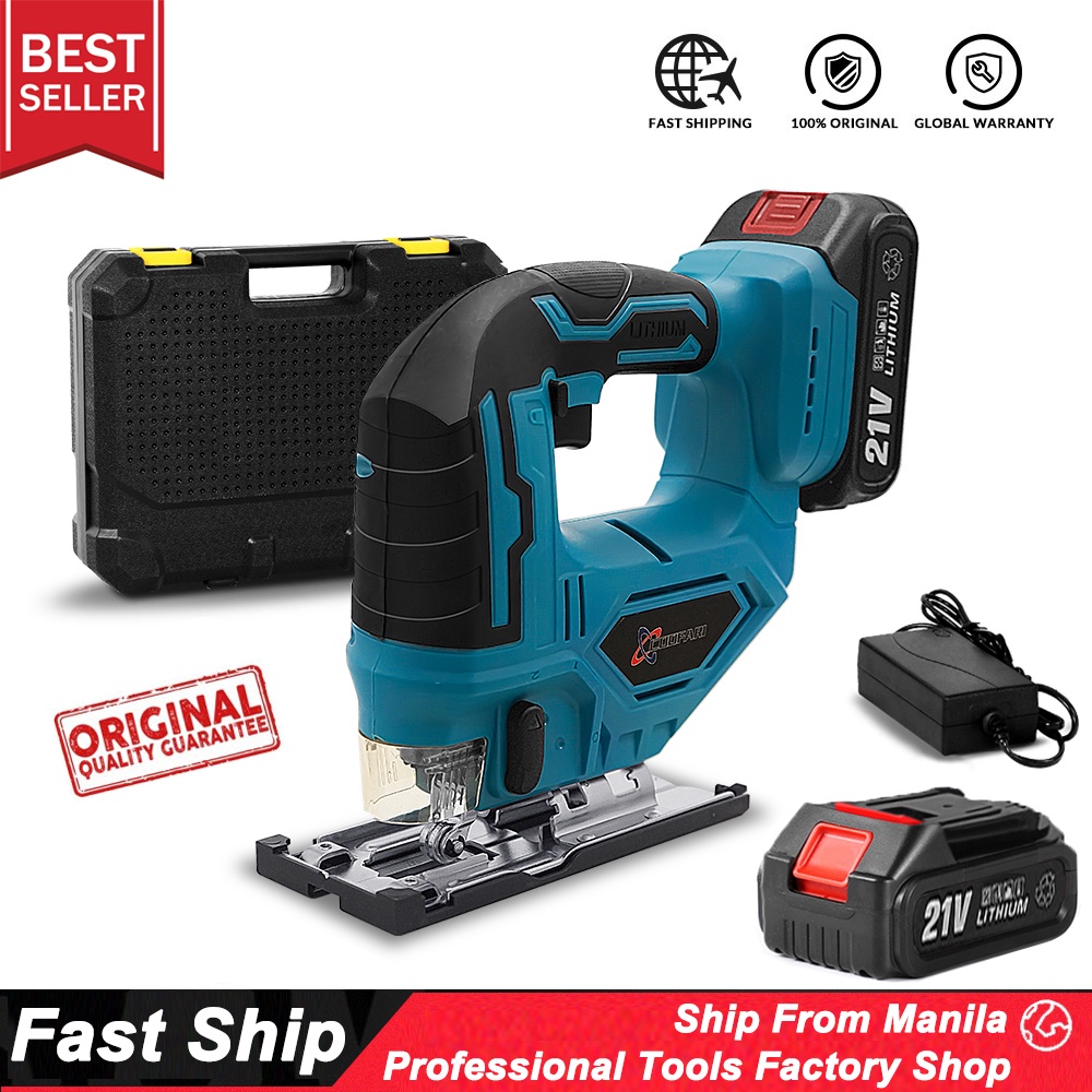 21V 65mm Cordless Jigsaw Electric Jig Saw Portable Multi-Function ...