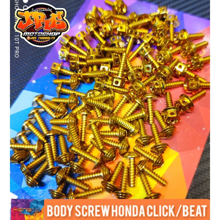 HENG 4x16 BODYSCREW HONDA CLICK/BEAT PER PIECE | Shopee Philippines