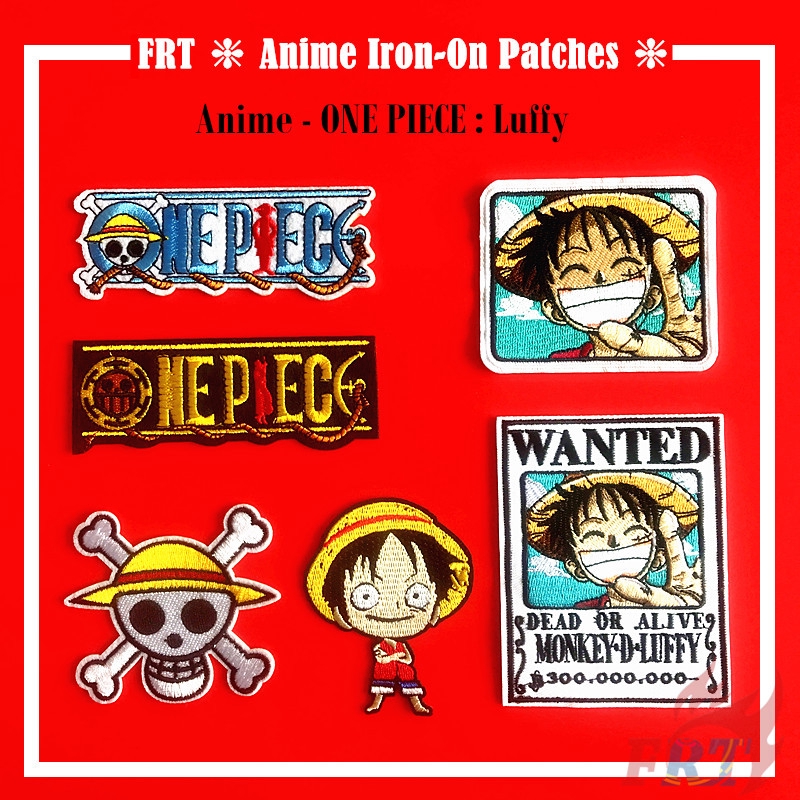 ☸ Anime - ONE Piece Patch ☸ 1Pc/2Pcs Luffy Diy Sew On Iron On Badges ...