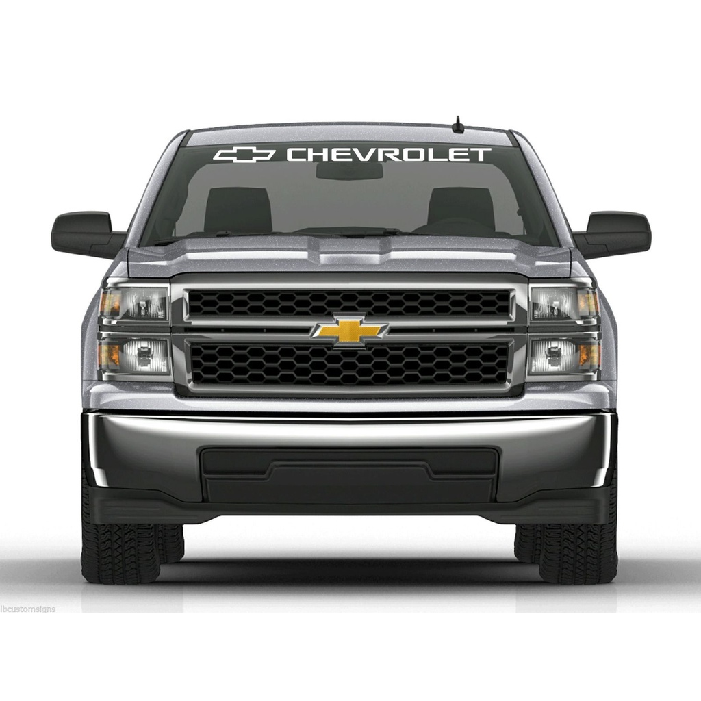 Chevrolet Chevy Windshield Banner Decal Sticker tahoe silverado ...