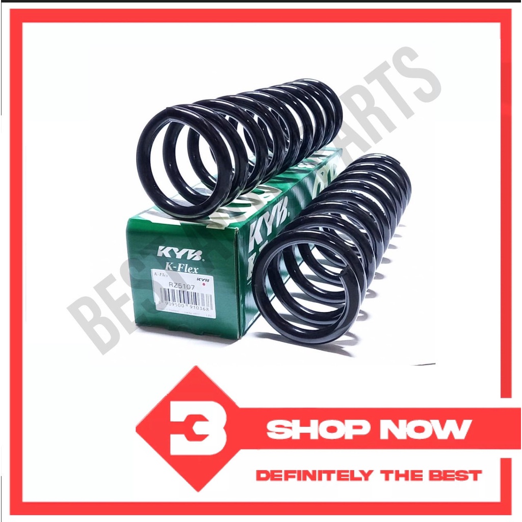 KYB (2pcs) K-Flex Coil Spring (Rear) for Toyota Fortuner 2005 - 2015 ...