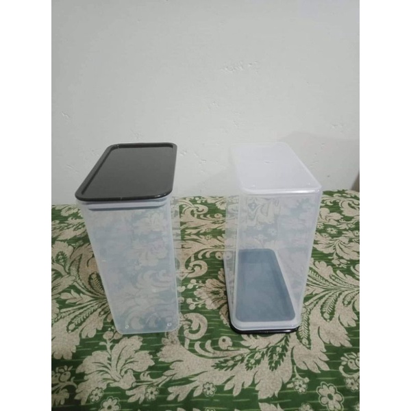 Acrylic Airtight Canister Powder Container for 1L (Brown Lid) | Shopee ...