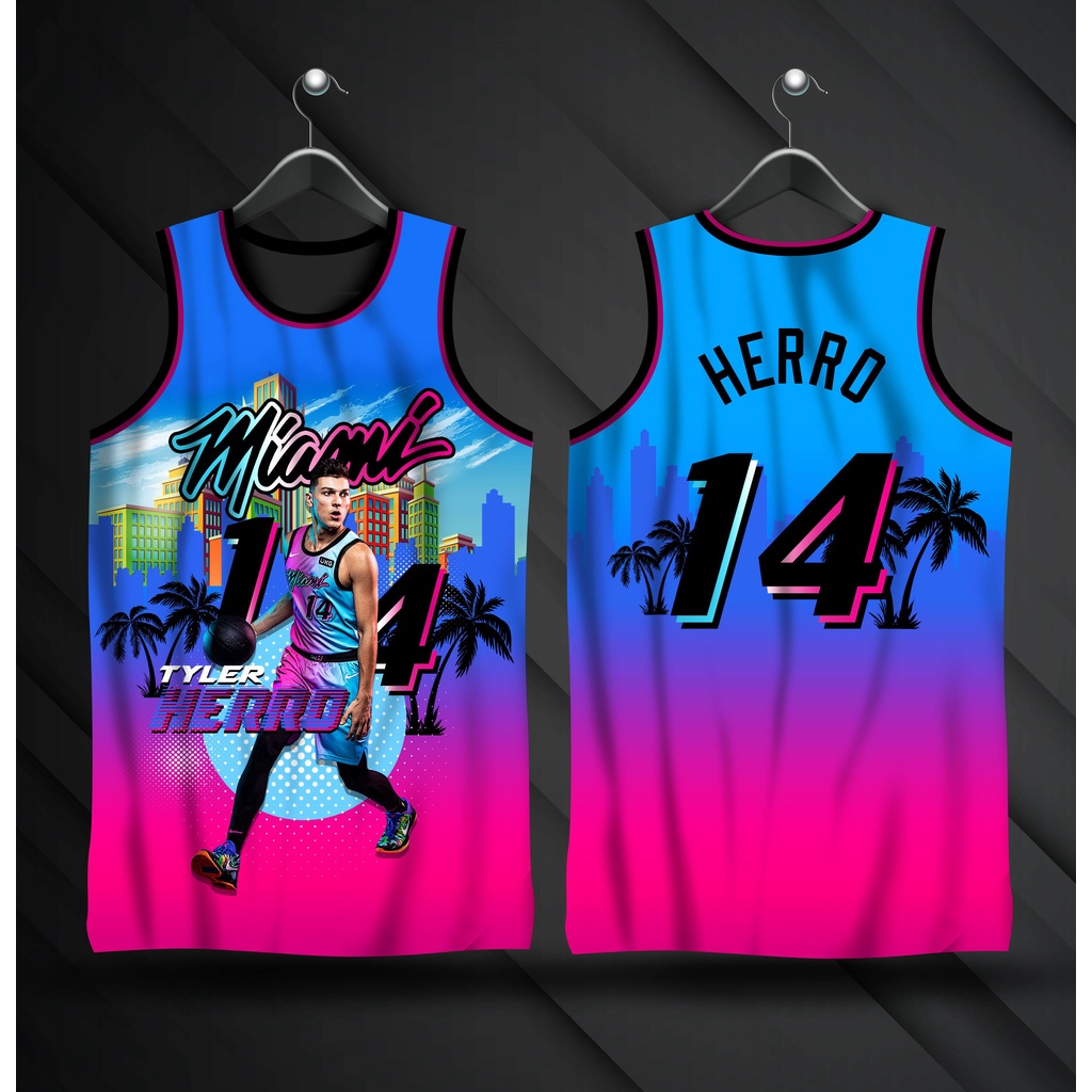 Tyler Herro Jersey Miami Heat | HERRO #14 Customized Jersey | Full ...