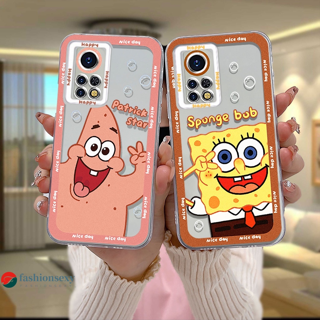 New Cartoon SpongeBob SquarePants Phone Case Infinix Smart 6 5 4 4C 5 Pro Hot 10 11 Play 10 10t ...
