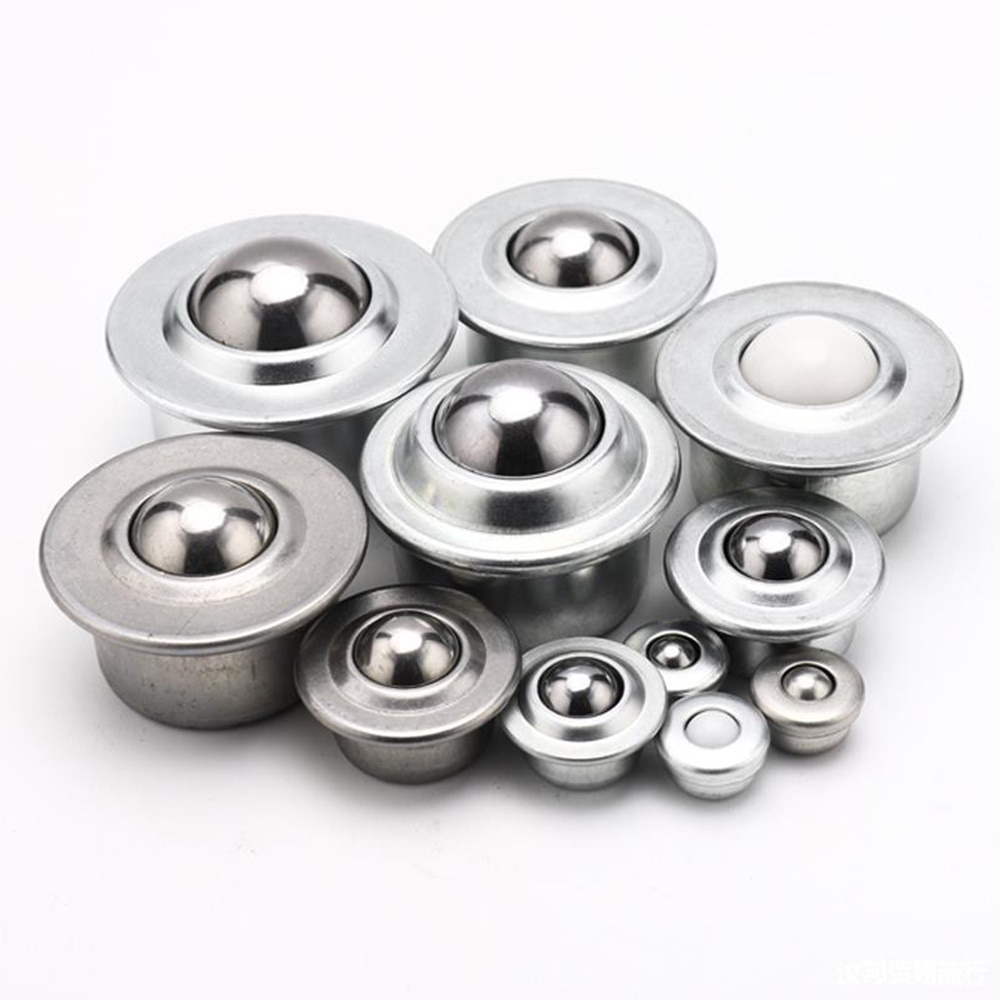 1pc Ball Small flat round bull's-eye Ball Transfer Bearing Unit ...