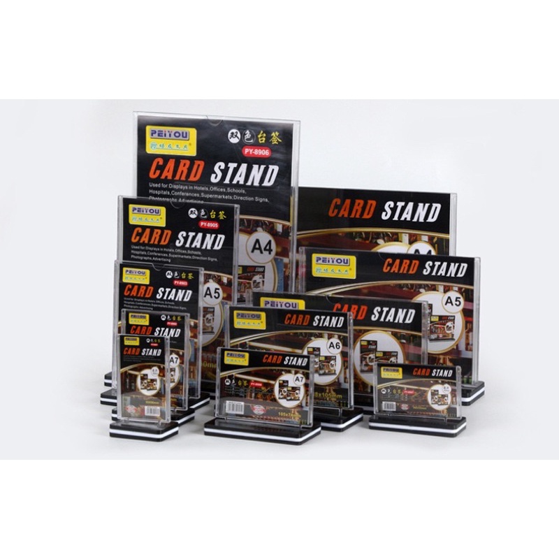 Mica Menu, mica table shelf A4,A5,A6 | Shopee Philippines