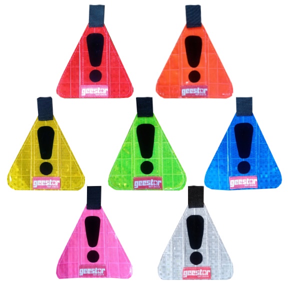 Safety Reflective Triangle Exclamation Bike Electric Scooter Motorcycle ...