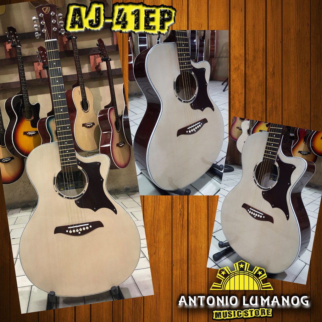 LUMANOG AJ-41EP Acoustic Guitar (PACKAGE A / PACKAGE B) By: ANTONIO ...