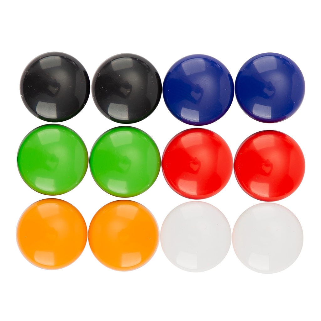 Deli E7823 6/12Pcs Magnet 15/20/30mm Assorted Colors Magnet | Shopee ...