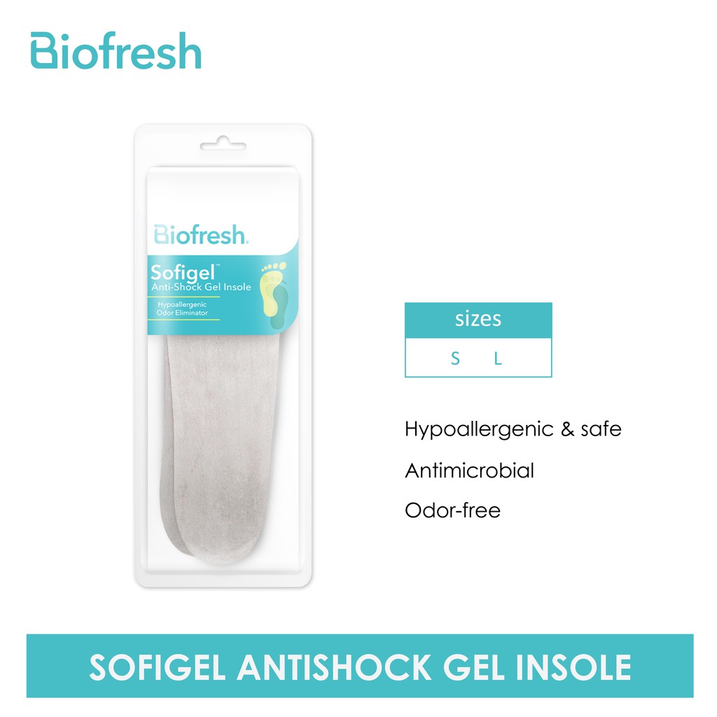 Biofresh Sofigel Antisock Gel Insole 1 pair BMHI05 | Shopee Philippines