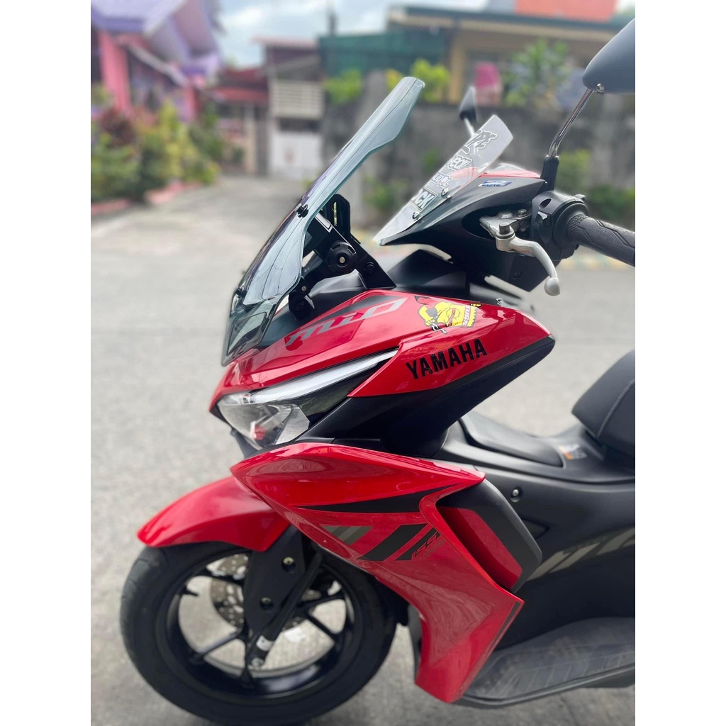 ZHIPAT WINDSHIELD WITH BRACKET FOR CLICK V1 / CLICK V2 / AEROX V2 ...