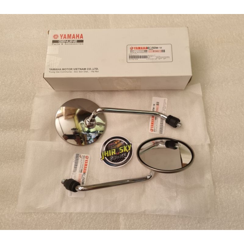 Legit Yamaha Sidemirror for Fazzio / Fino (Full Stainless) | Shopee ...