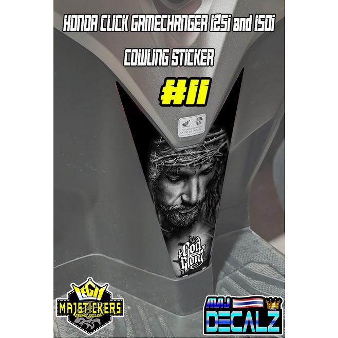 Honda Click 125i and 150i GameChanger Cowling Sticker Decals | Shopee ...