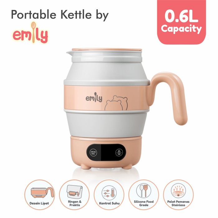 Emily Kettle Portable 0.6l | Shopee Philippines