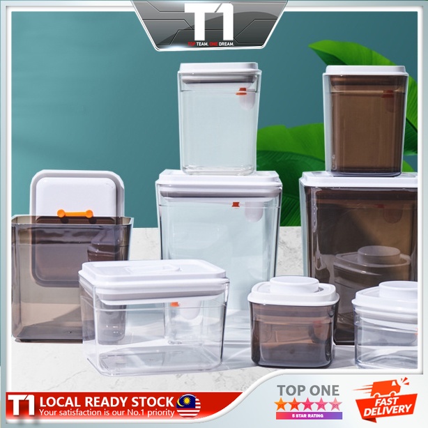 T1 Airtight Easy Lock Container Milk Powder & Food Storage Bekas Kedap ...