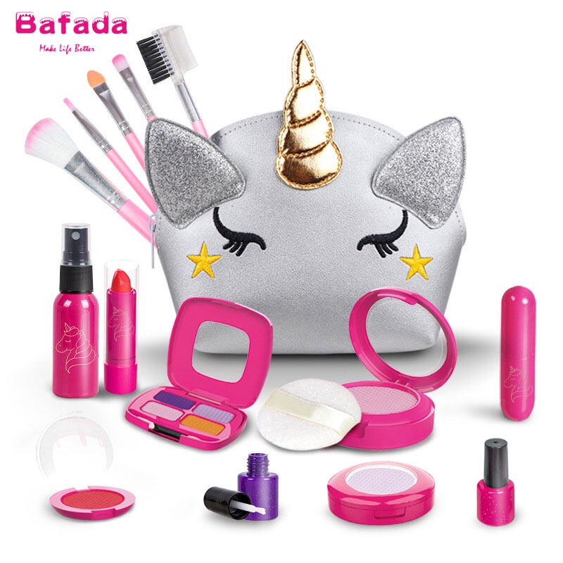 Bafada Non Toxic Girls Toy Make Up Kits Makeup Set for Kids- Safety ...