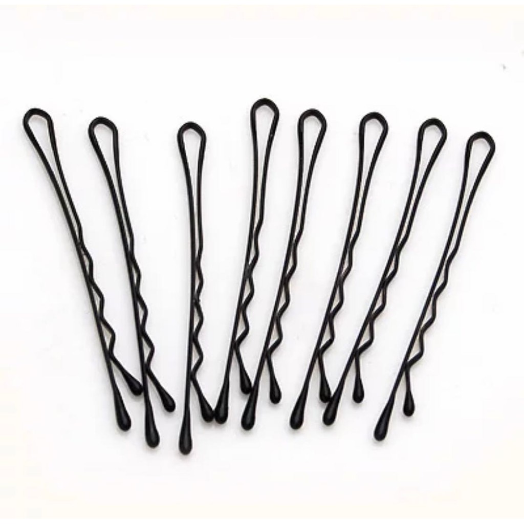 Ur Style All Black Bob Pin Hair pins Big and Small | Shopee Philippines