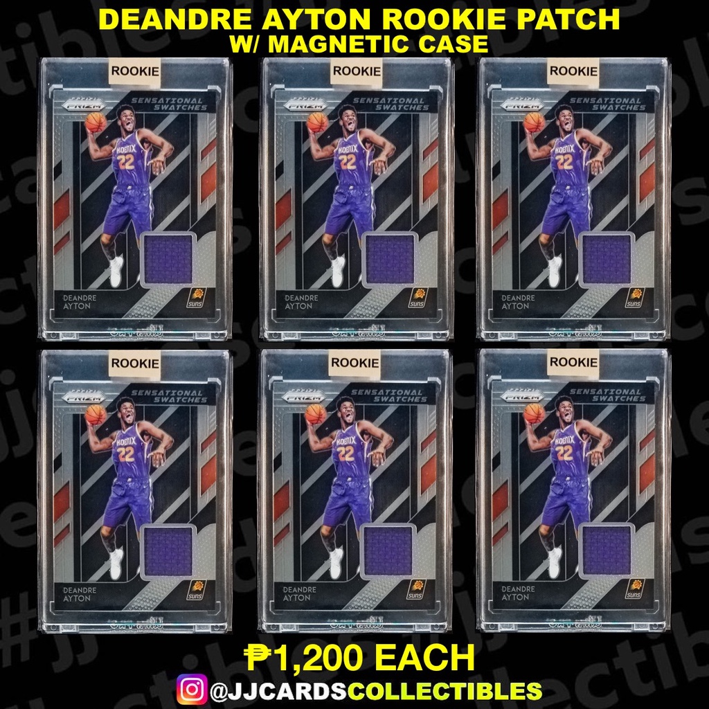 DeAndre Ayton Rookie PAtch Sensational Swatches in Magnetic Case- Php ...