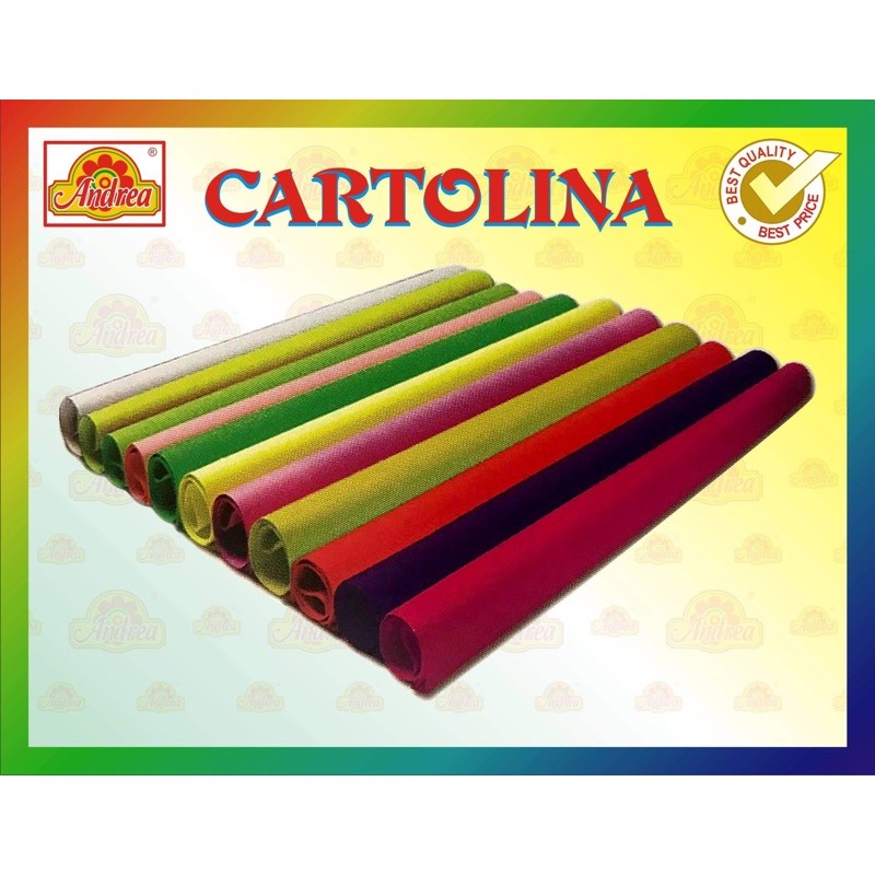 Cartolina thick in different colors SOLD BY 5 PIECES PER COLOR | ANDREA ...