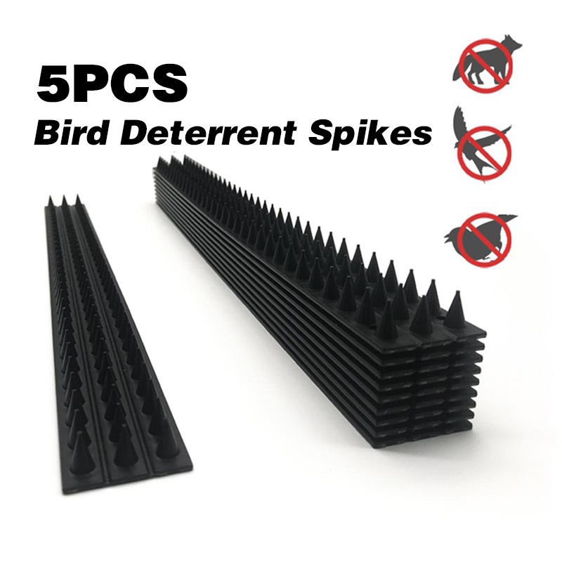 5pcs/set 45cm Bird Repellent Spikes Cat Deterrent Spikes Outdoor Fence ...