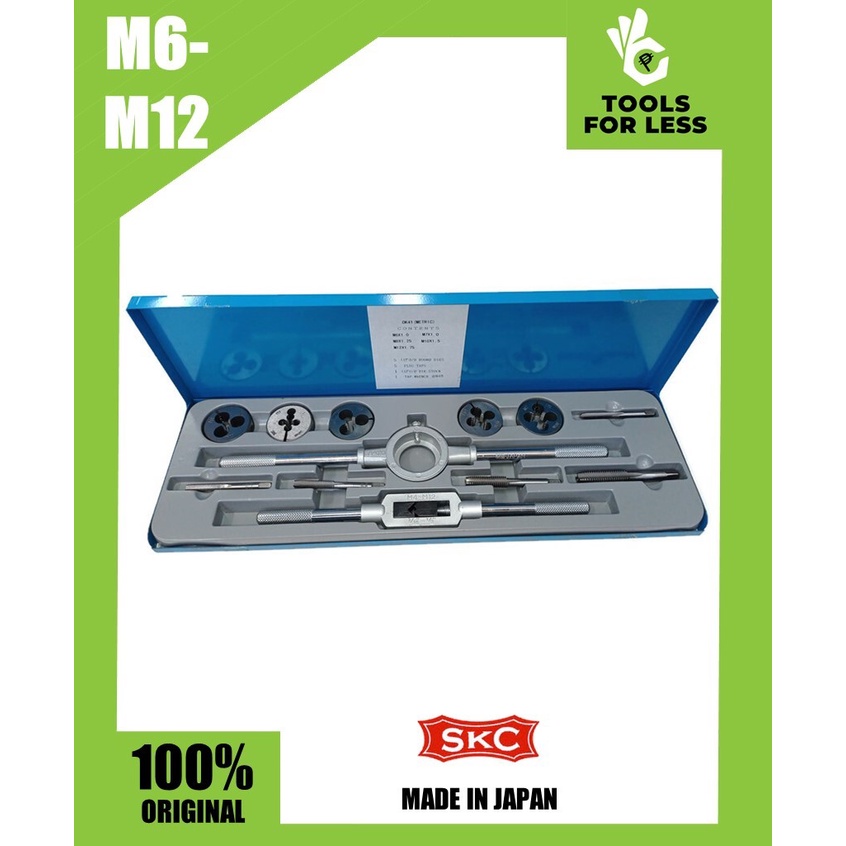 SKC 12pc Tap and Die Set Model: OK41 Made in Japan | Shopee Philippines