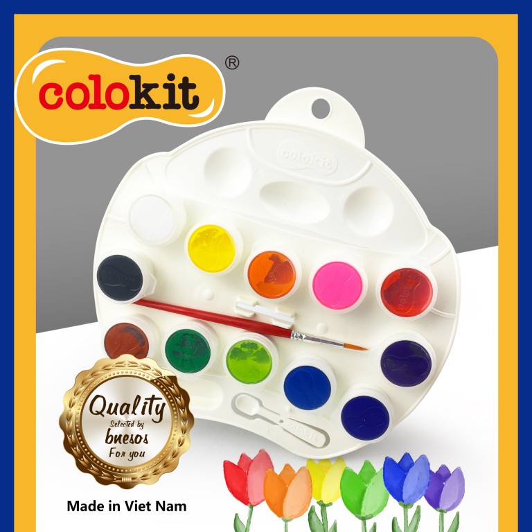 bnesos Stationary School Supplies Colokit Watercolor Water color 6ml ...