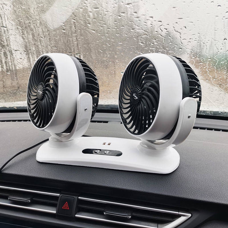 Car Fan 12V24V Universal Car Wagon Electric Fan Strong Amoi Cooling ...