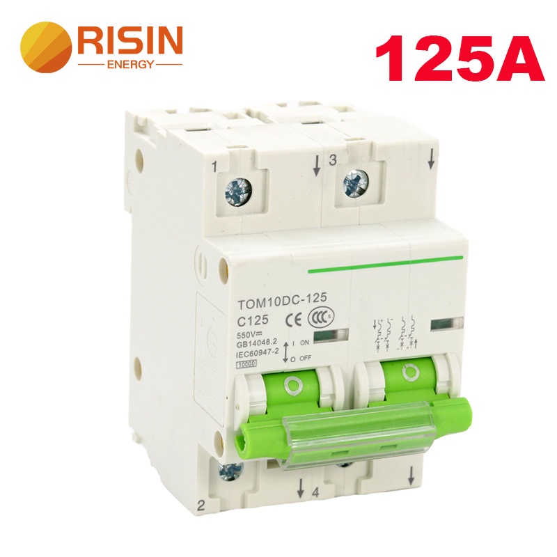 Ready Stocks DC MCB 2P 125A 12V-550V Curve C DC Miniature Circuit ...