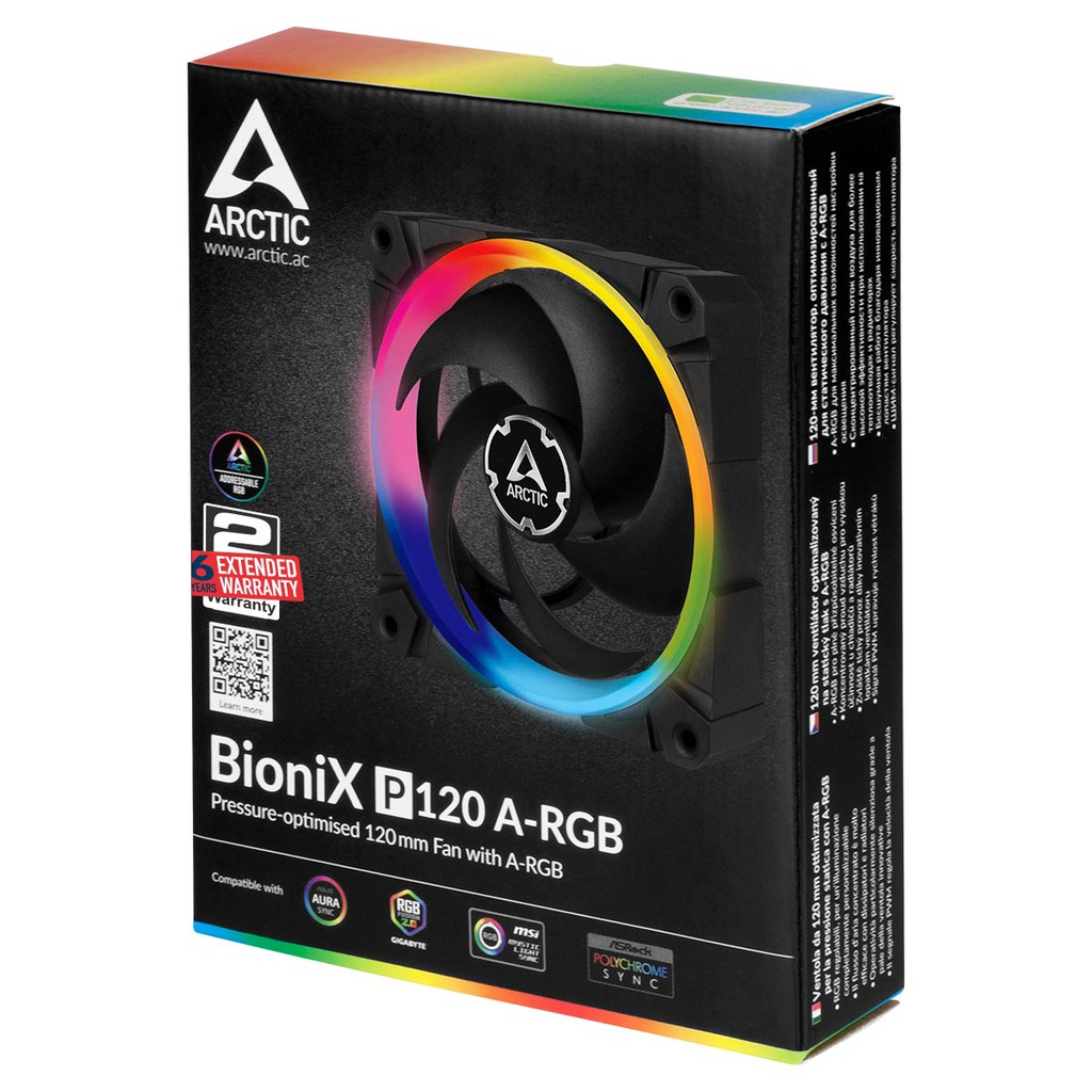 Arctic BioniX P120 A-RGB Pressure-optimised 120 mm Fan with A-RGB ACFAN00146A | Shopee Philippines