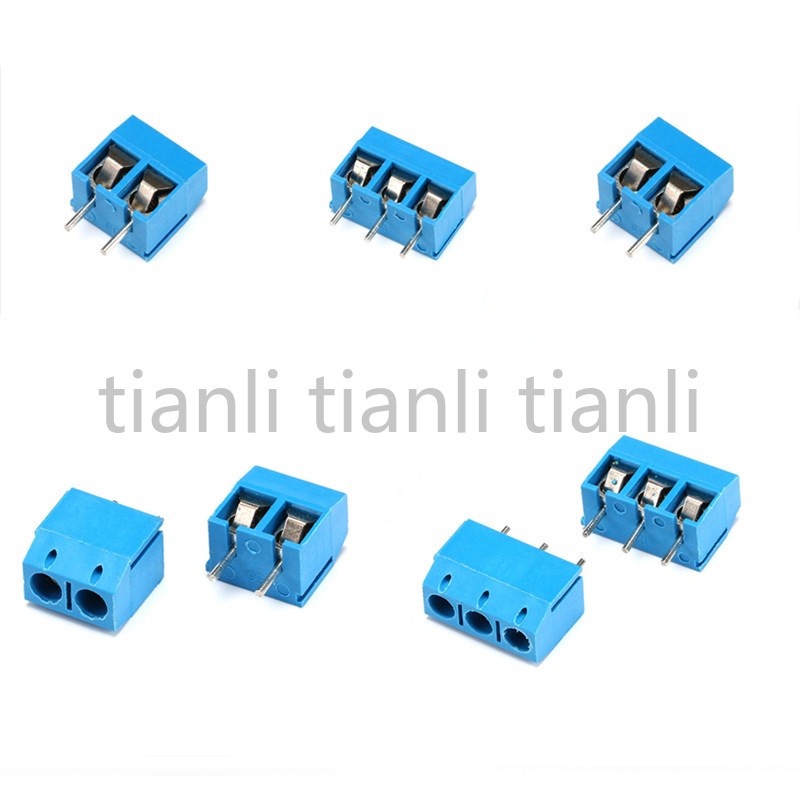 10Pcs/lot KF301-5.0-2P KF301-3P Pitch 5.0mm Straight Pin 2P 3P Pin PCB ...