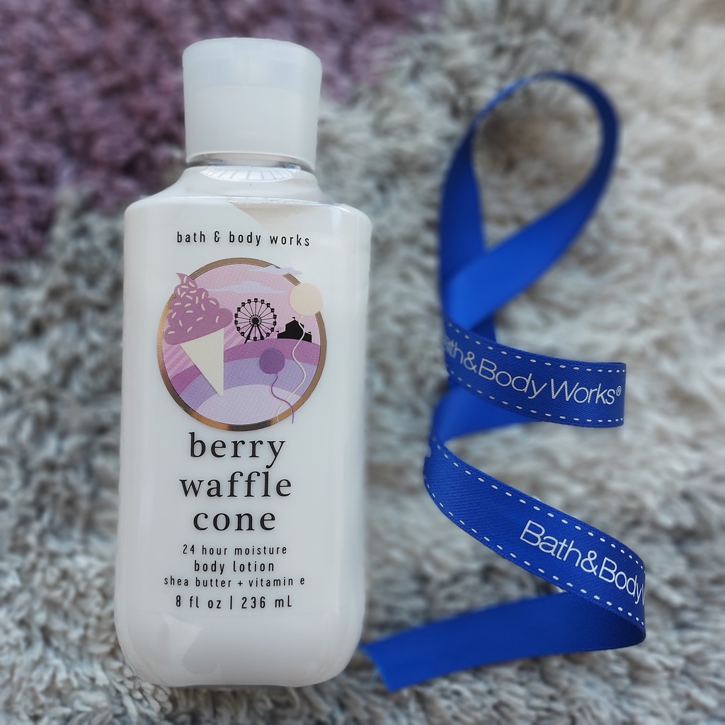 Original Bath & Body Works USA Berry Waffle Cone Body Lotion | Shopee ...