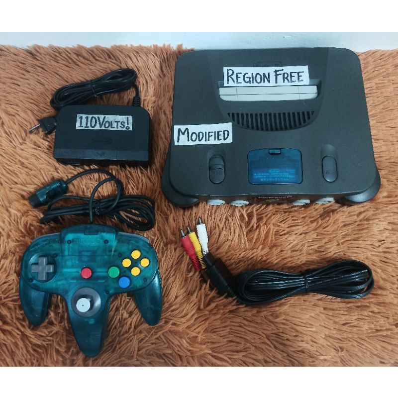 Nintendo N64 Console Complete Set (Region Free) | Shopee Philippines