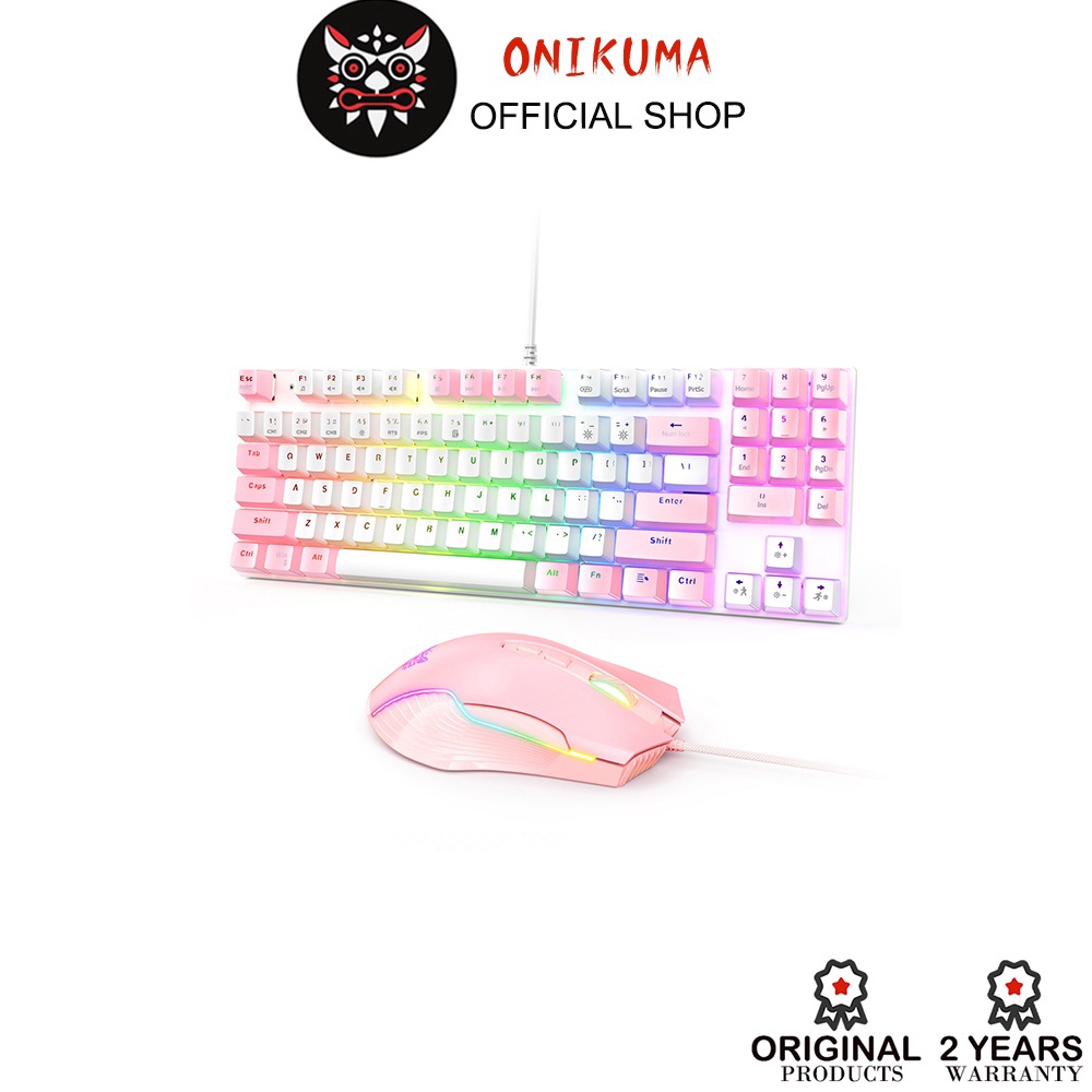 Onikuma G26 Professional PC Gaming Combo Set Wired Mechanical Keyboard ...