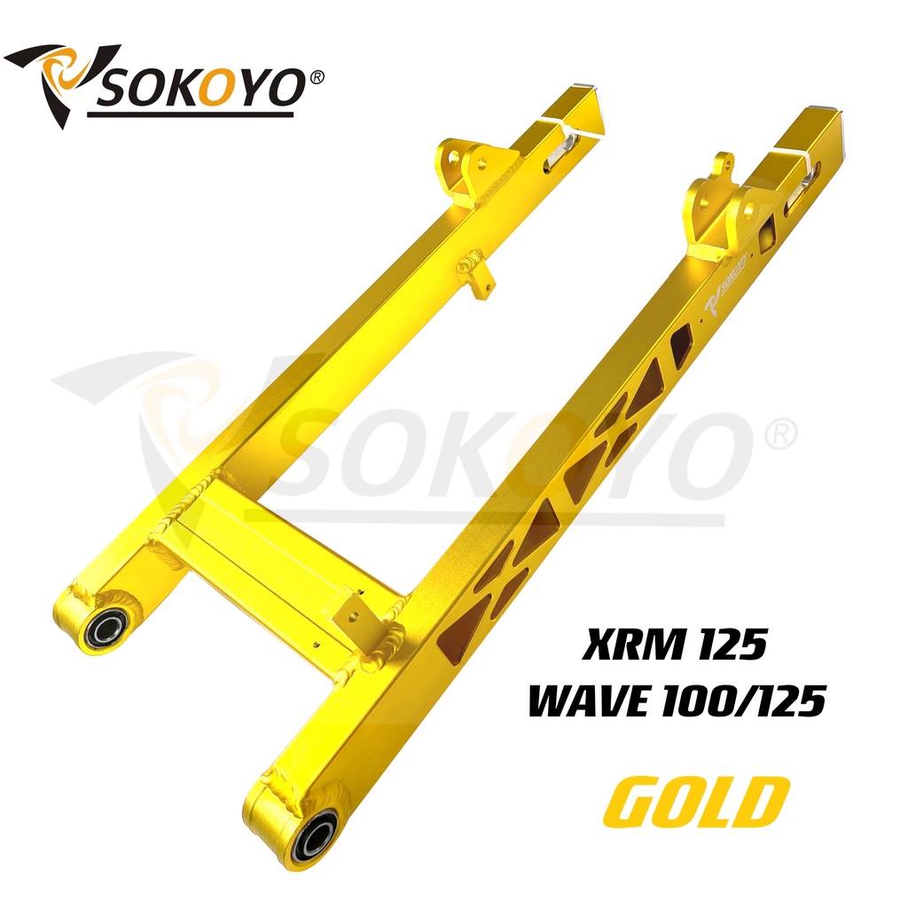 Honda XRM 125 Wave 100 125 Swing Arm Plus 2 Drum Brake or Disc Brake ...