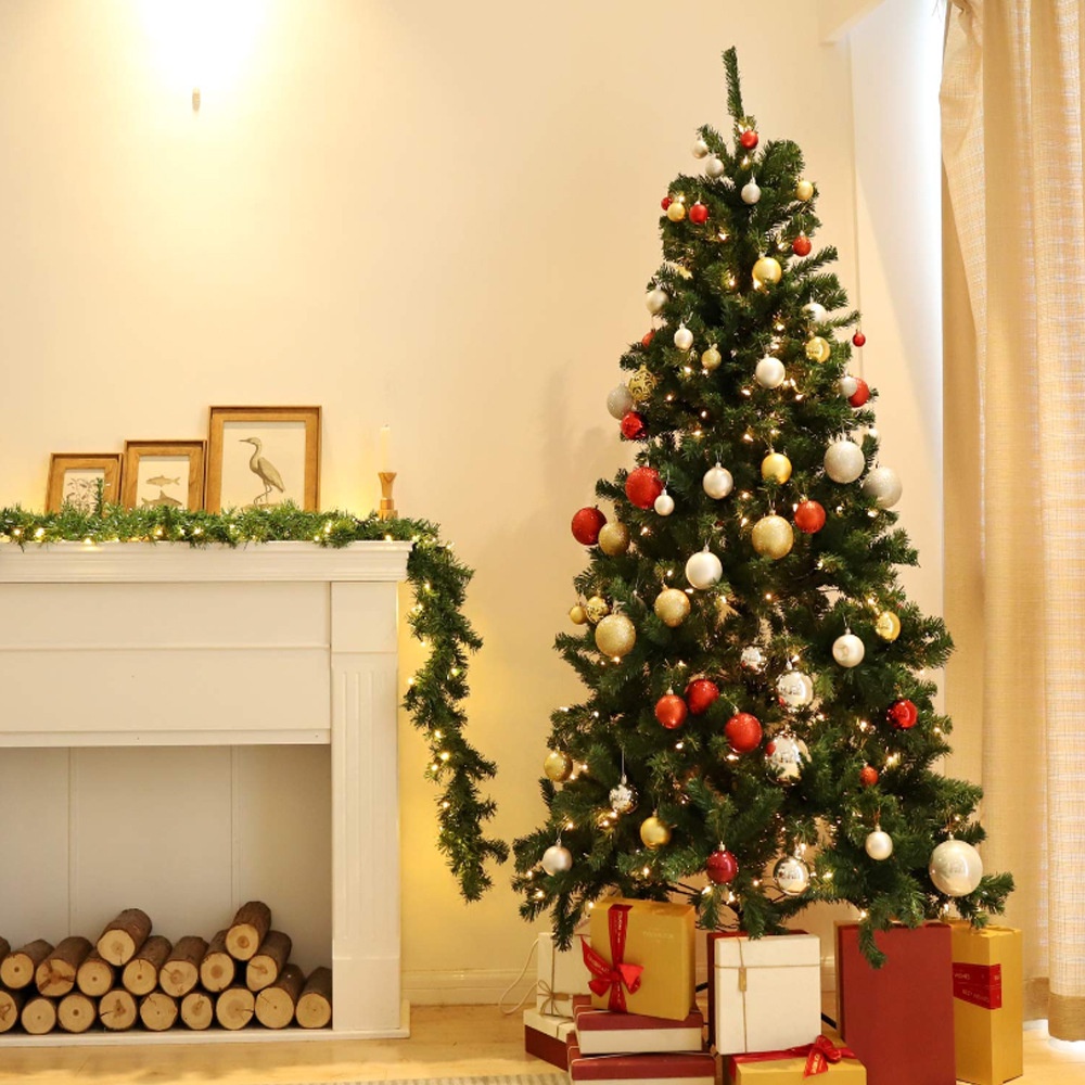 COD CHRISTMAS TREE 2 TONE GREEN WHITE 2ft / 3 ft | Shopee Philippines