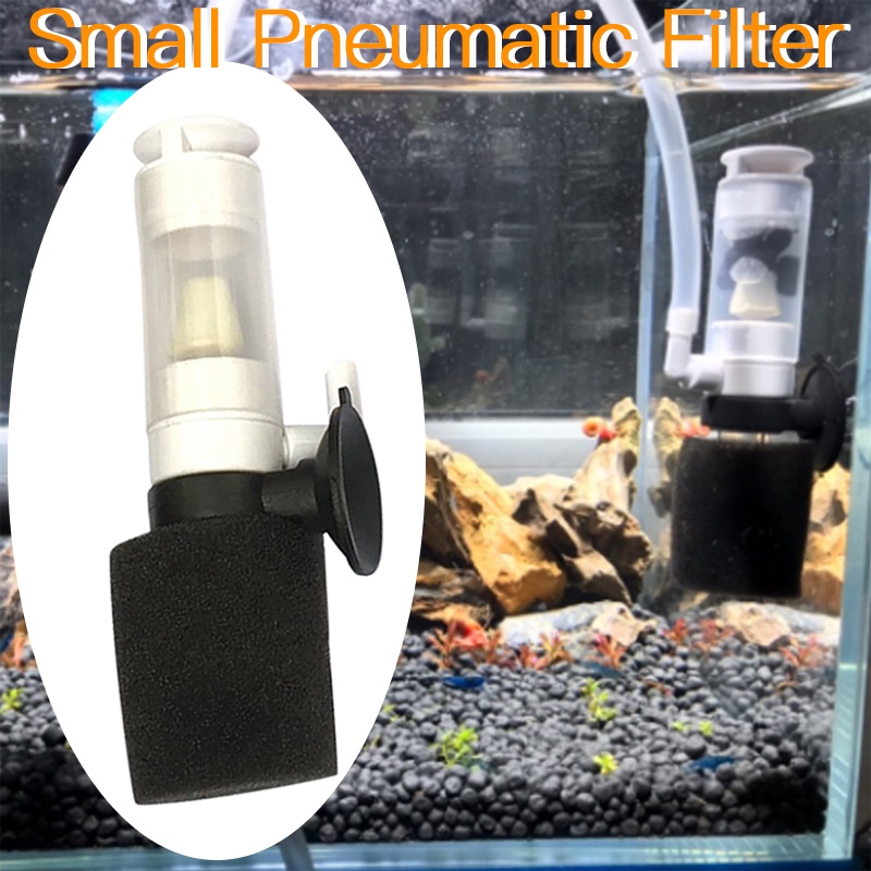 External Mini Filter Small Pneumatic Filter Aquarium Mute Submersible ...