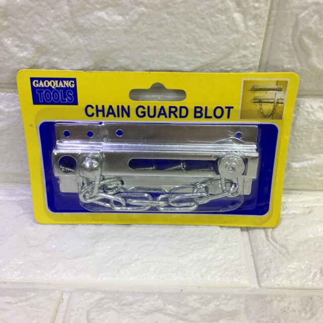 Metal Door Chain Guard Bolt Lock | Shopee Philippines