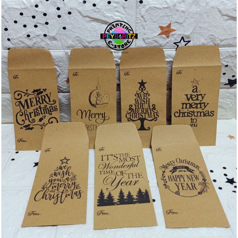 CE #5 CUSTOMIZED / PERSONALIZED CHRISTMAS ANGPAO / AMPAO/ MONEY ...