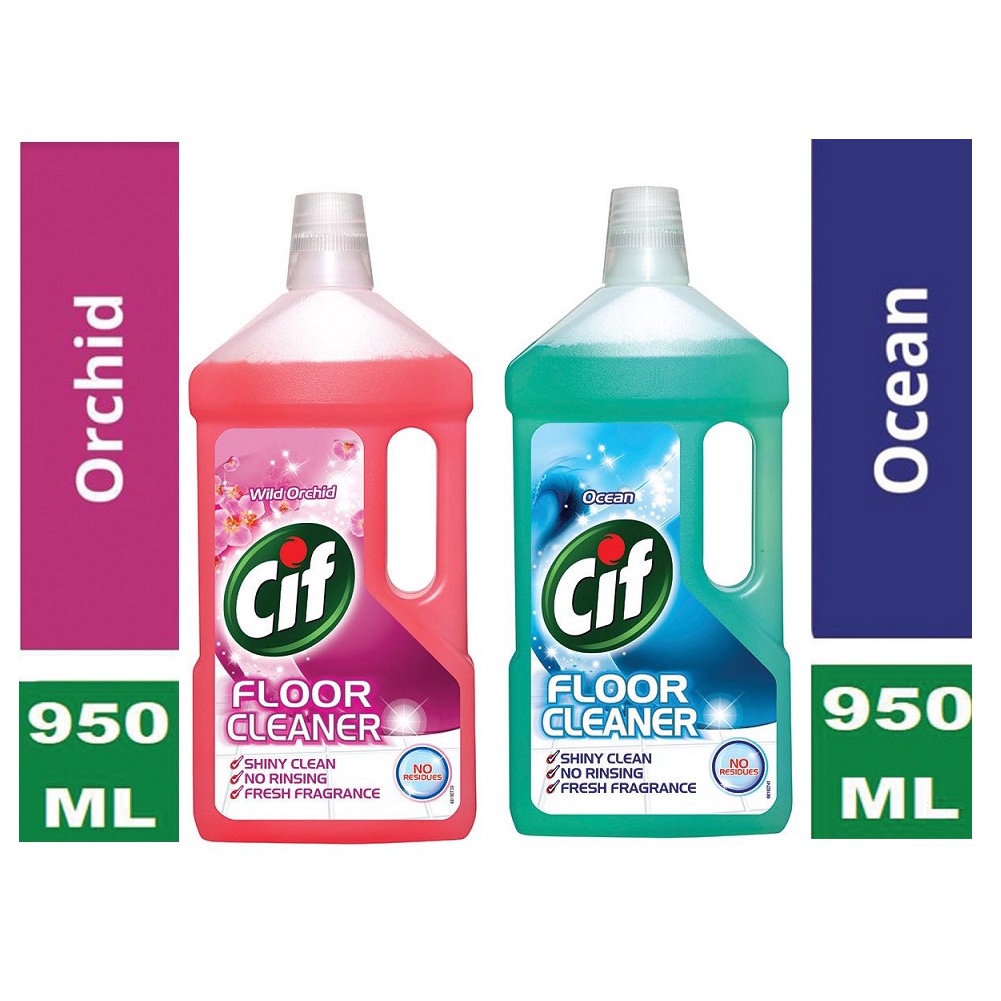 Cif Ocean & Orchid Floor Cleaner 950mL | Shopee Philippines