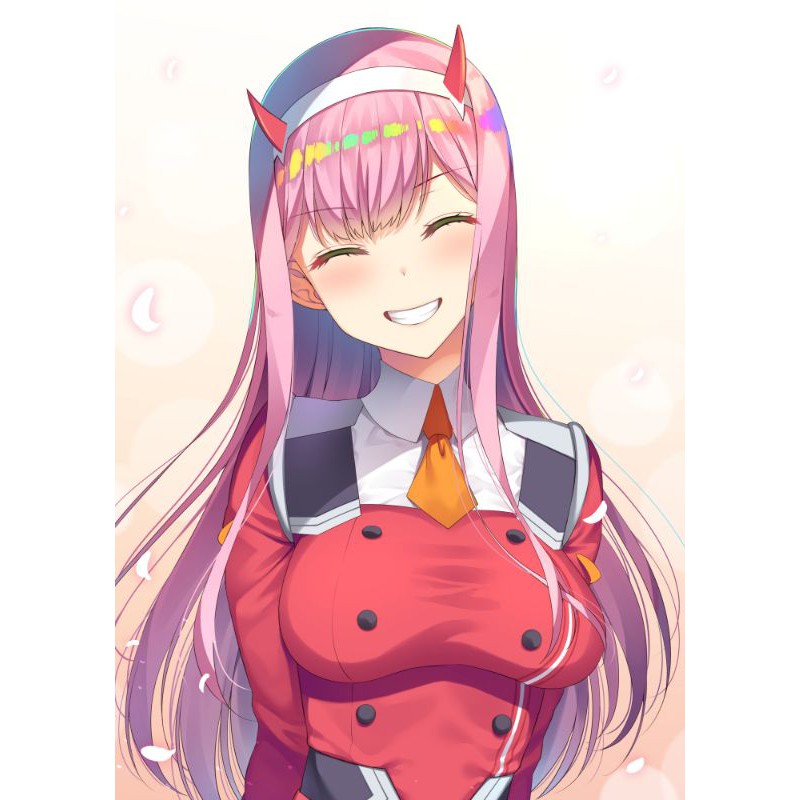 Zero two Poster / Darling in the Franxx Posters / Japanese Anime ...