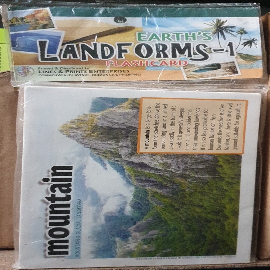 Earth's Landforms 1 Flashcards (Small) | Shopee Philippines