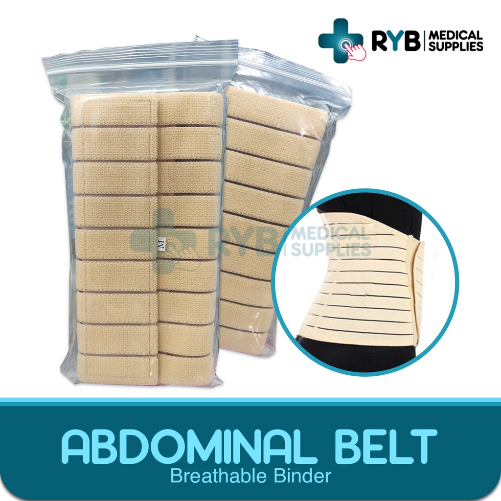 Abdominal Belt - Breathable Abdominal Binder (Small, Medium, Large ...