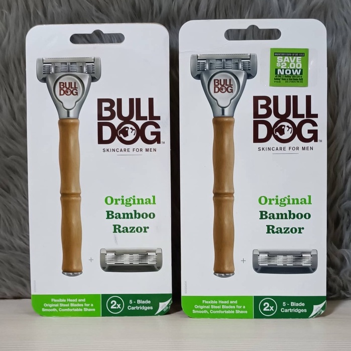 Bulldog Men's Skincare Original Bamboo Razors with a Natural Bamboo ...