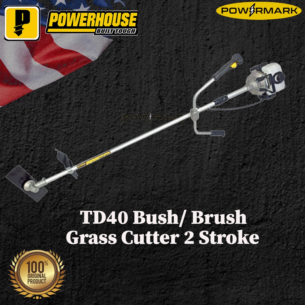 POWERHOUSE TD40 Bush / Brush / Grass Cutter 2 Stroke (Japan Technology ...