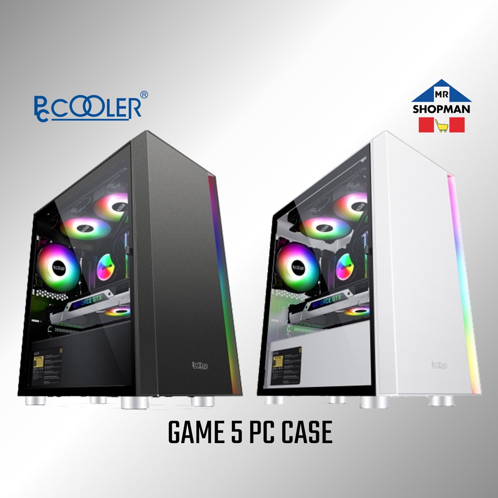 Pccooler LM300 Game 5 White / Gray MATX Pc Cooler Desktop Computer PC ...