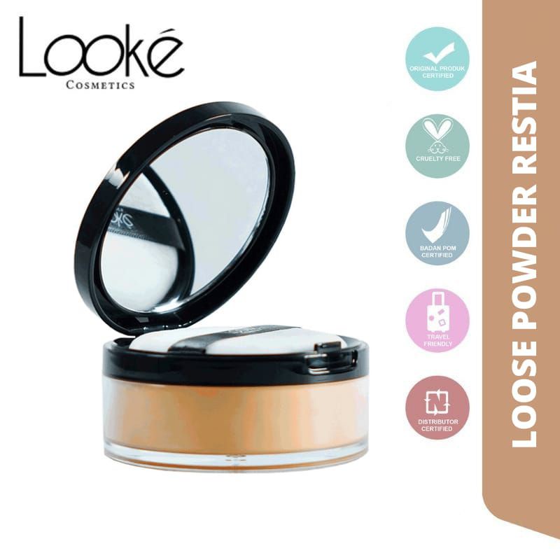 Looke Holy Smooth & Blur Loose Powder RESTIA | Shopee Philippines