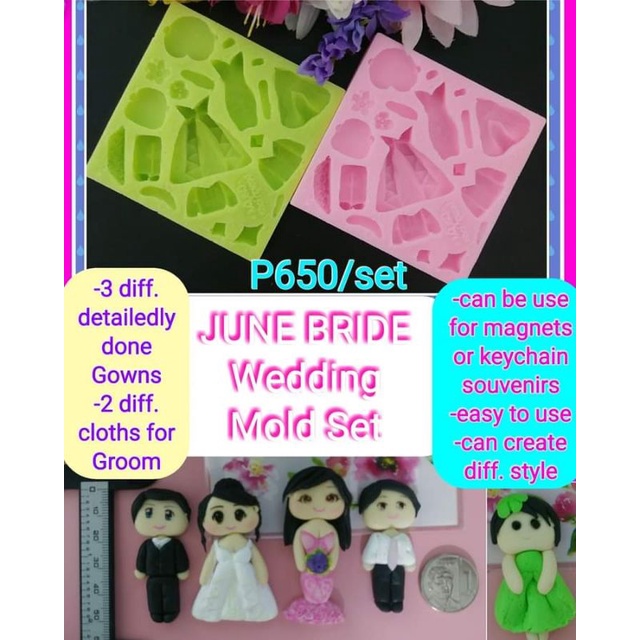JUNE BRIDE WEDDING MOLD(3 diff.gowns/2suits) | Shopee Philippines