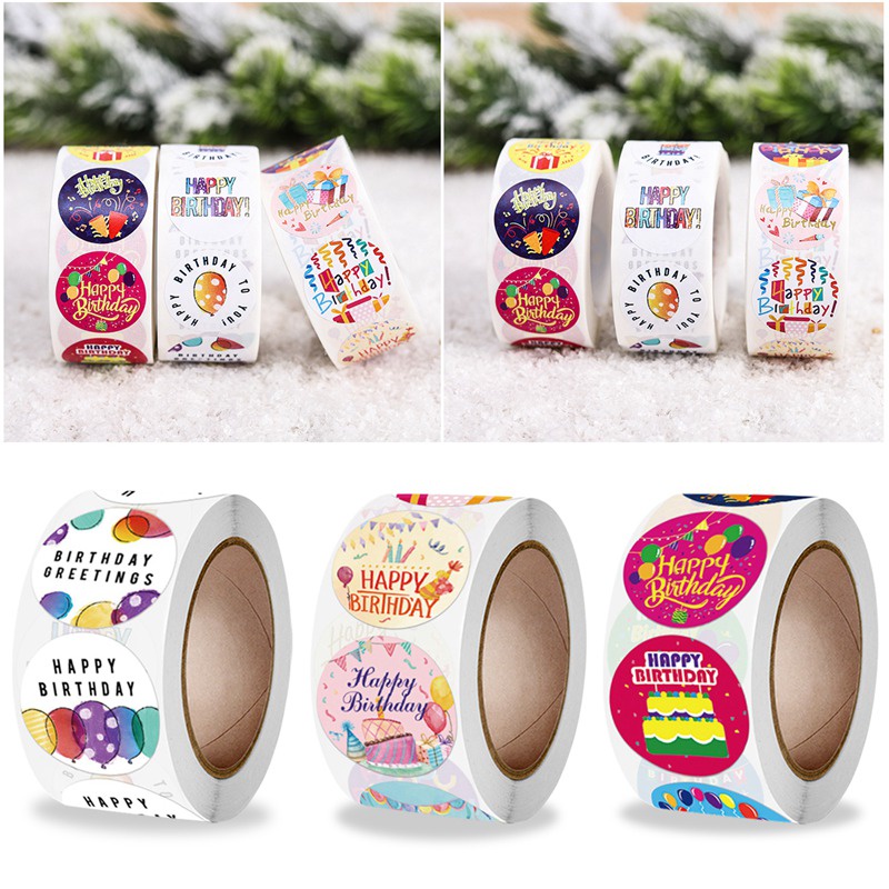 500pcs Candy Bags Box Sticker Gift Bag Sealing Christmas Sticker Thank ...