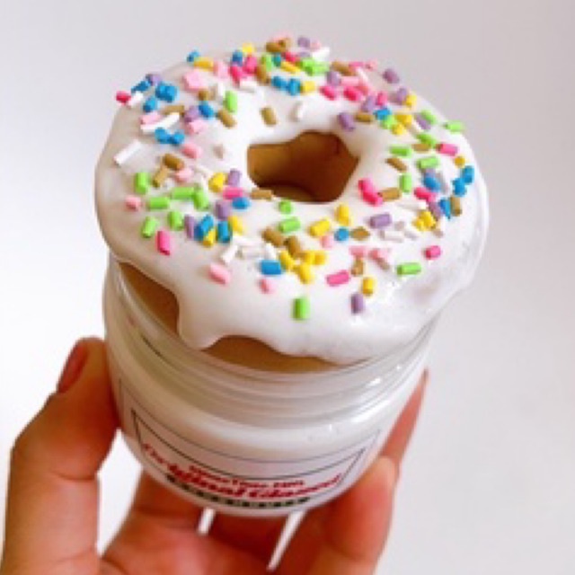 Original Glazed Donut DIY Clay Scented Slime Toy for Kids Summer and ...