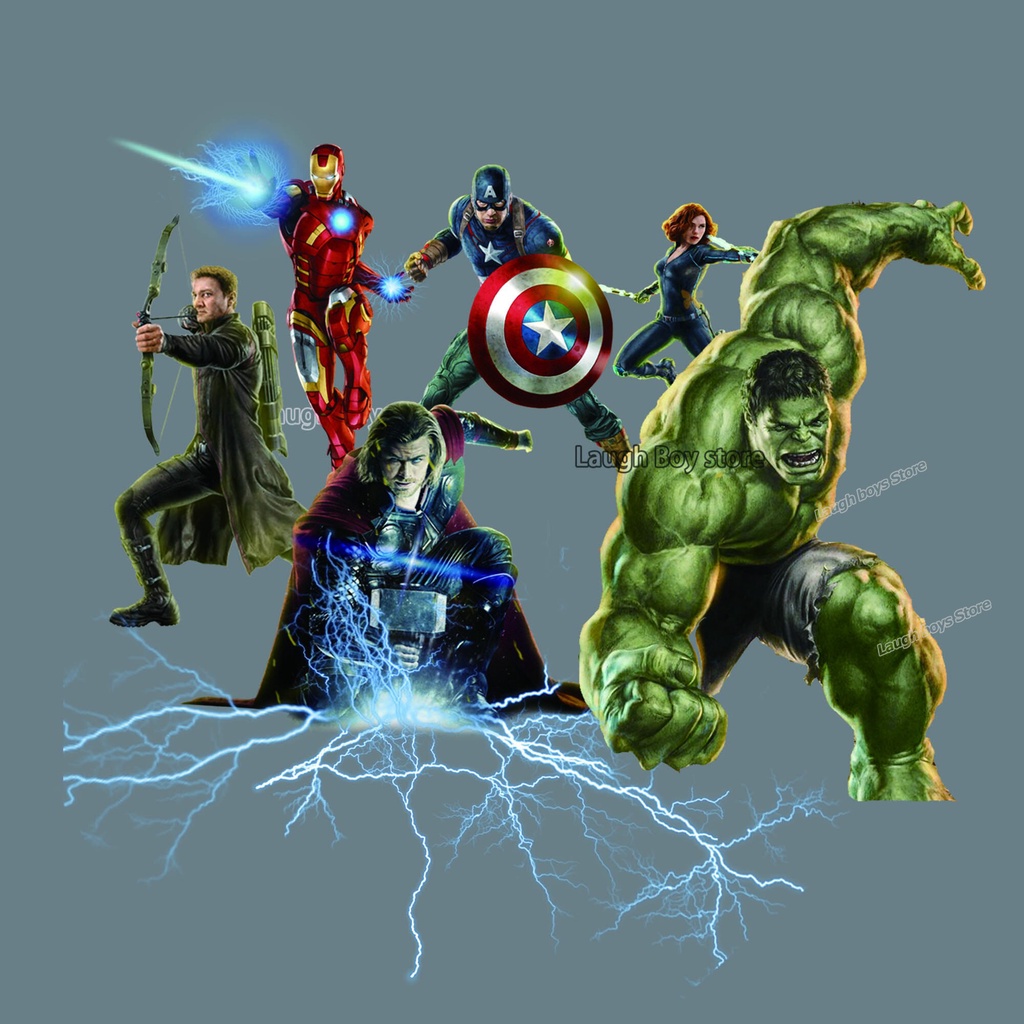 Marvel patch Spiderman Iron Man Thermal Stickers Clothes DIY Heat ...